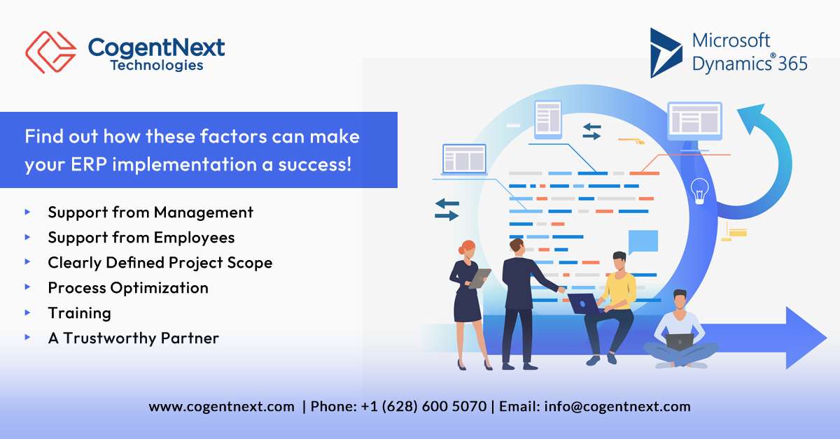 6 Factors That Lead to a Successful ERP Implementation – Cogentnext ...