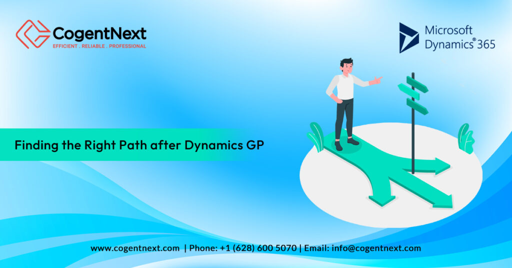 Finding the Right Path after Dynamics GP – Cogentnext Technologies